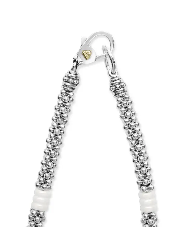 Lagos 18k Yellow Gold & Sterling Rondelle Collar Necklace