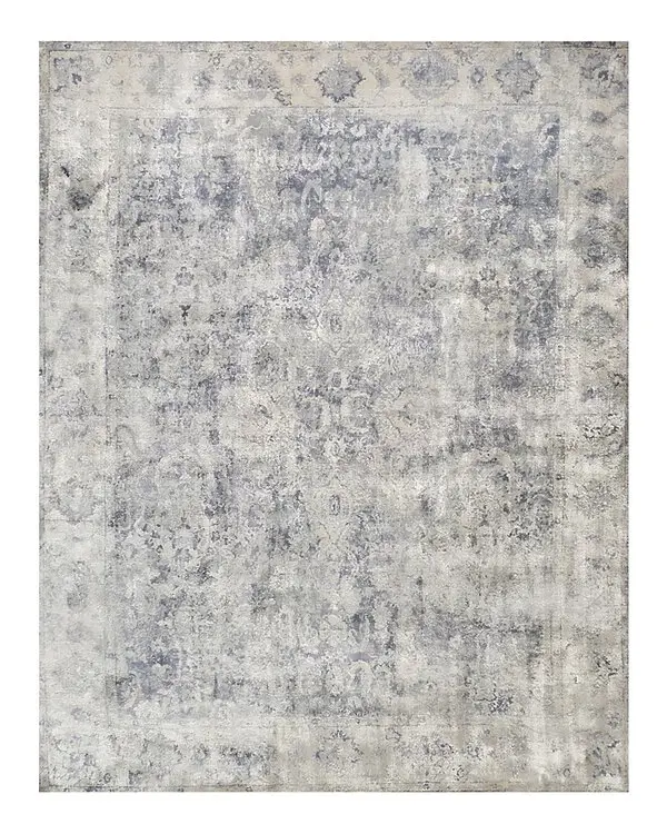 EXQUISITE RUGS Cassina Er3902 Area Rug, 6' X 9 - Silver