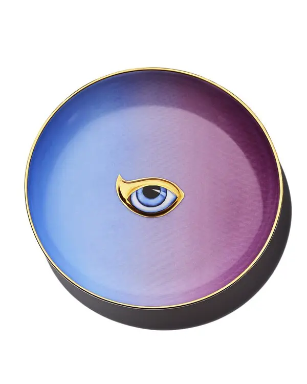 L'Objet Lito Eye Canape Plate - Blue/purple