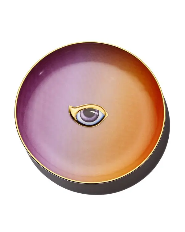 L'Objet Lito Eye Canape Plate - Purple/orange