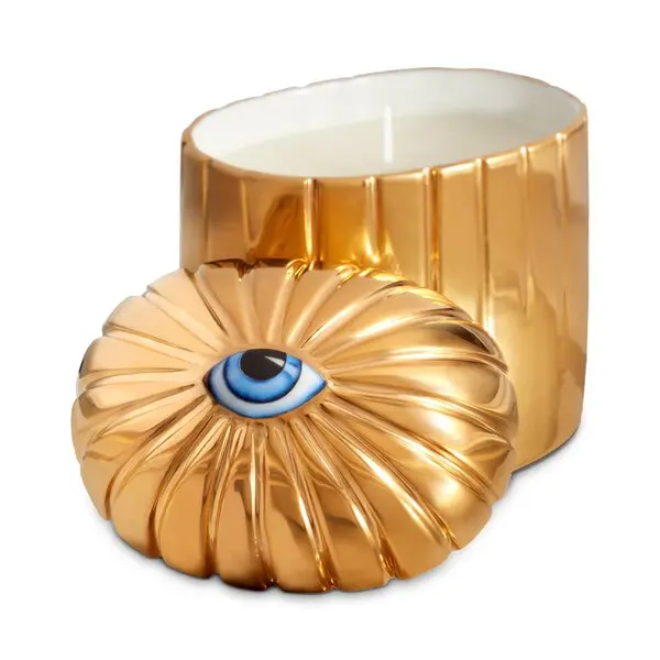 L'Objet Lito Candle - Gold/blue