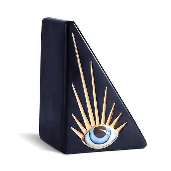 L'Objet Lito-eye Bookend - Blue