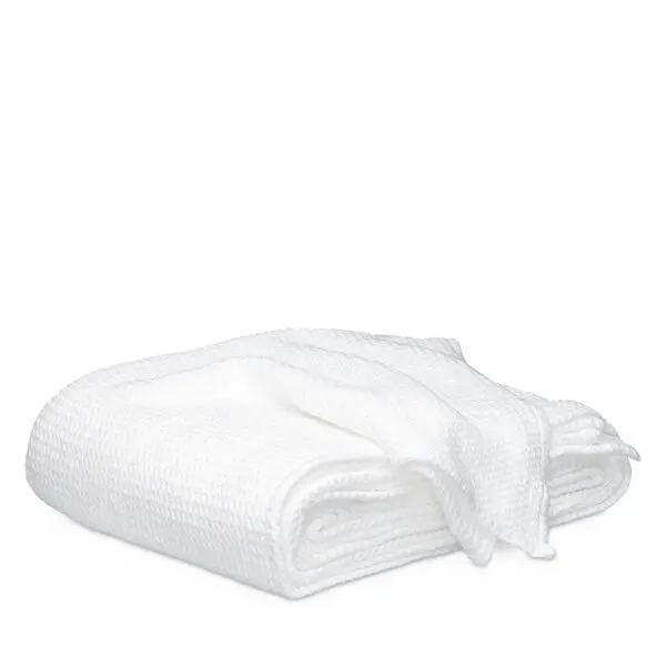 MATOUK Chatham Blanket, Full/queen - White