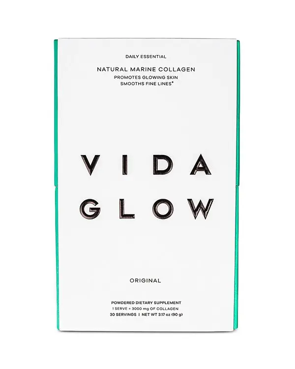 VIDA GLOW Natural Marine Collagen Dietary Supplement Original - No Color