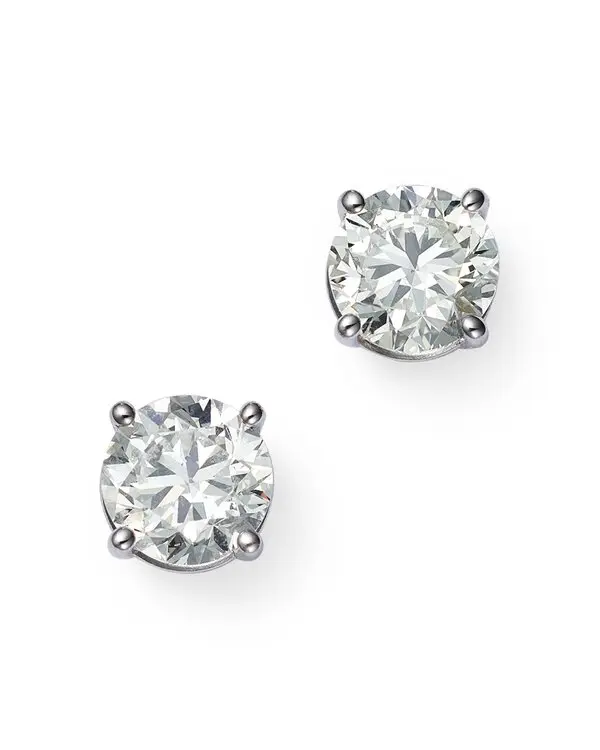Bloomingdale'S 2.0 Tcw Certified Diamond Stud Earrings