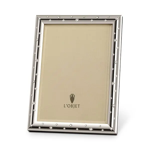 L'Objet Stars Frame In 4 X 6 - Platinum
