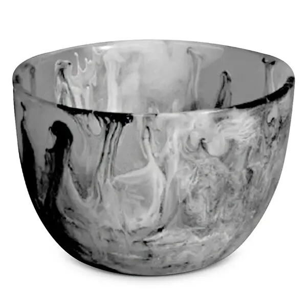 NASHI Deep Bowl, Medium - Black Swirl