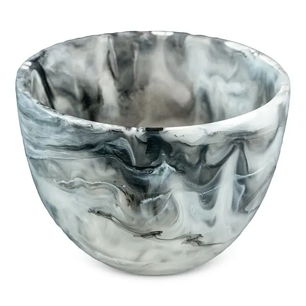 NASHI Deep Bowl, Small - Black Swirl
