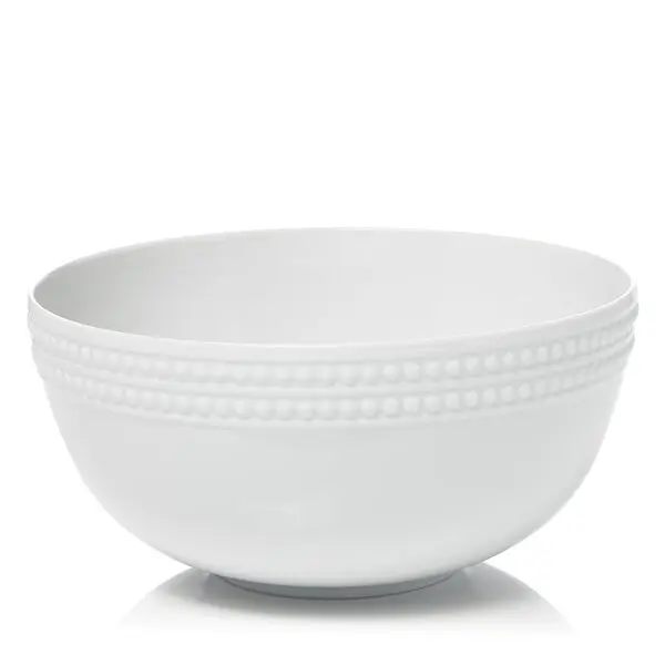 L'Objet Perlee Serving Bowl - White