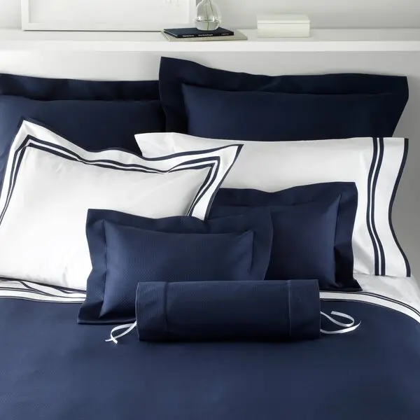 MATOUK Elliot Coverlet, King - Navy