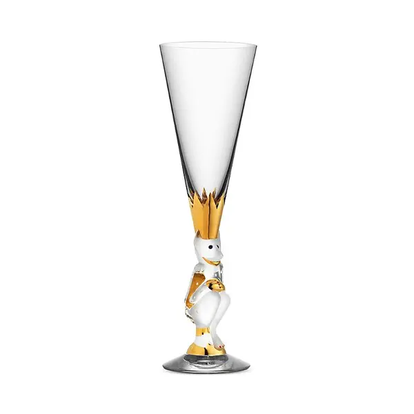 ORREFORS Sparkling Devil Champagne Flute - Clear