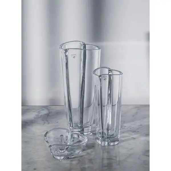 ORREFORS Heart Bud Vase