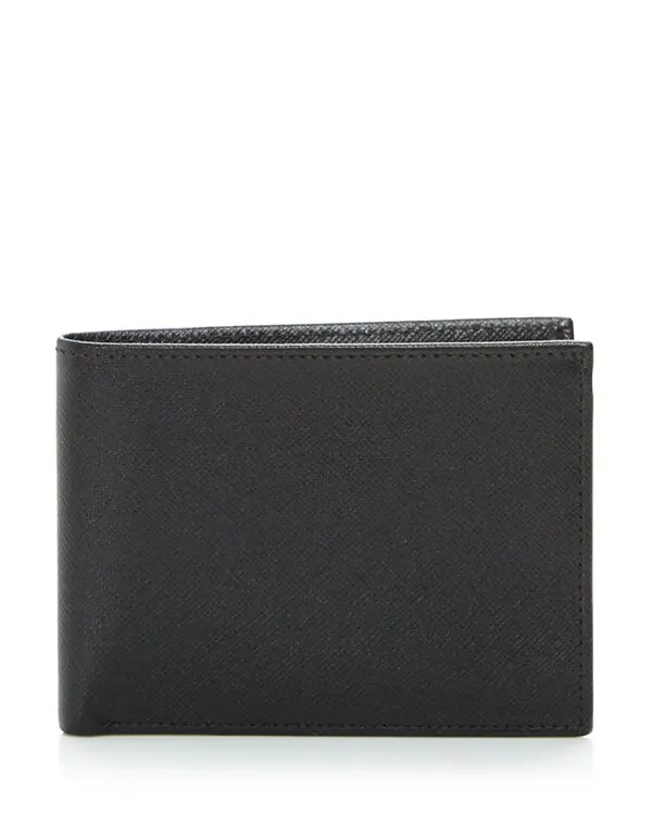 Bloomingdale'S Rfid Saffiano Slimfold Wallet Exclusive - Black