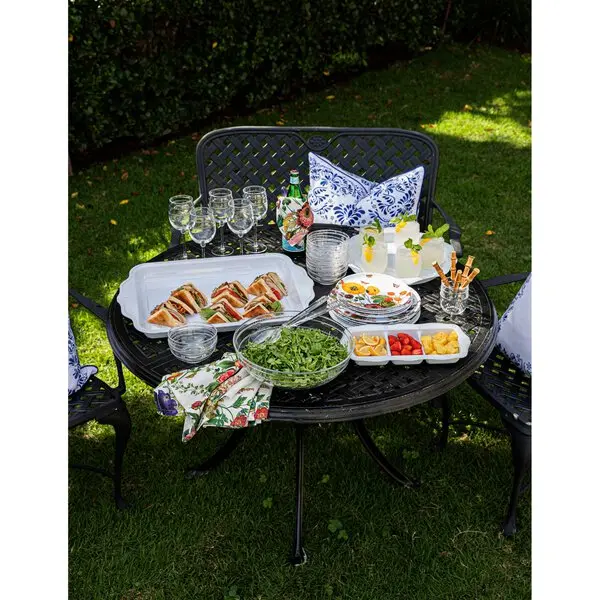 JULISKA Berry & Thread Melamine Dinner Plate - White
