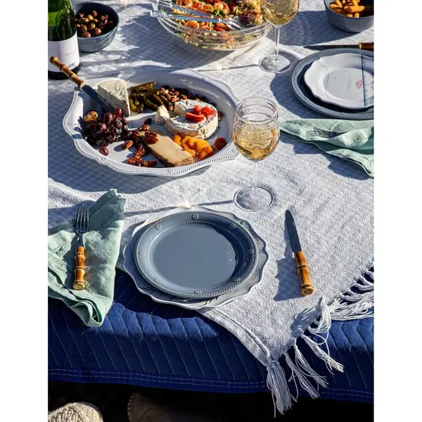 JULISKA Berry & Thread Melamine Dinner Plate - White
