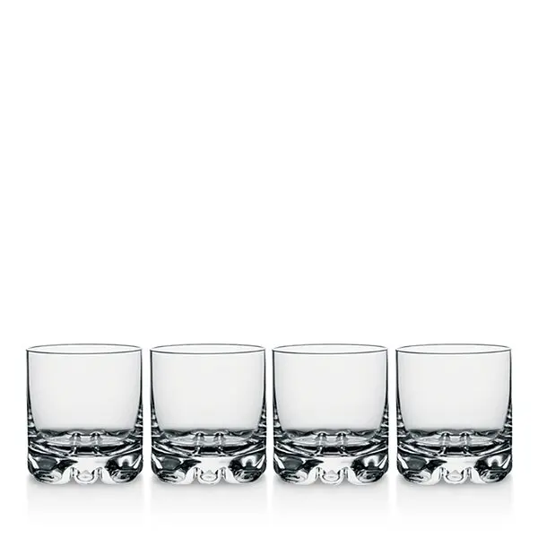 ORREFORS Erik Double Old Fashioned Glass, Set Of 4 - Clear