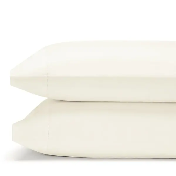 MATOUK Luca Hemstitch Standard Pillowcase, Pair - Ivory