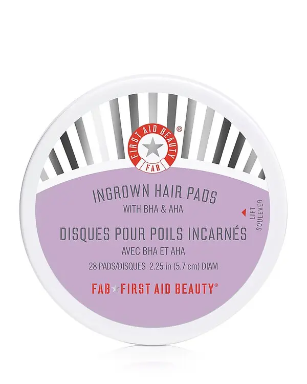 FIRST AID BEAUTY Ingrown Hair Pads With Bha & Aha - No Color