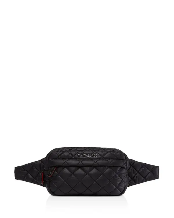 Mz Wallace Metro Belt Bag - Black/gold
