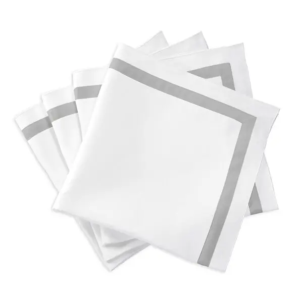 MATOUK Lowell Napkin, Set Of 4 - Silver