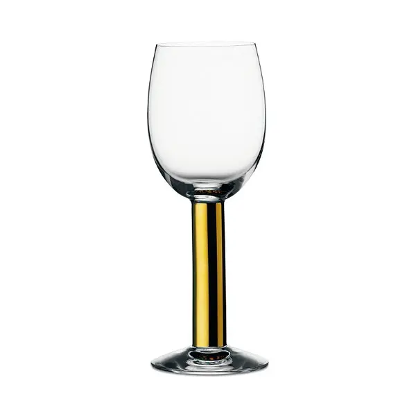 ORREFORS Nobel Wine/beer Glass - Clear/gold