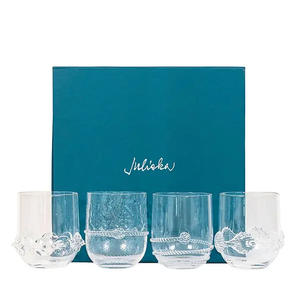 JULISKA Heritage Collectors Tumbler, Set Of 4 - Clear