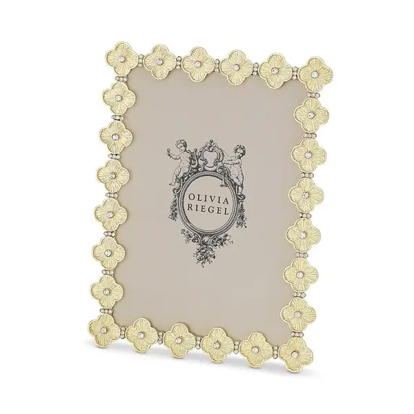 OLIVIA RIEGEL Clover Picture Frame, 5 X 7 - Gold