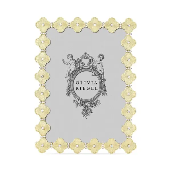 OLIVIA RIEGEL Clover Picture Frame, 5 X 7 - Gold