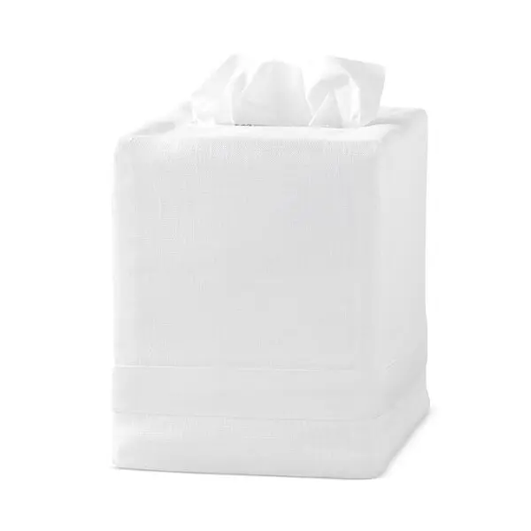 MATOUK Lowell Tissue Box Cover - White