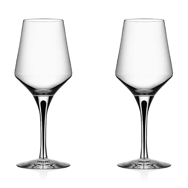 ORREFORS Metropol White Wine Glass, Set Of 2 - Clear