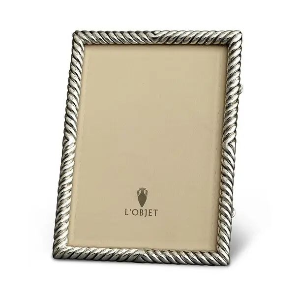 L'Objet Deco Twist Frame, 8 X 10 - Platinum
