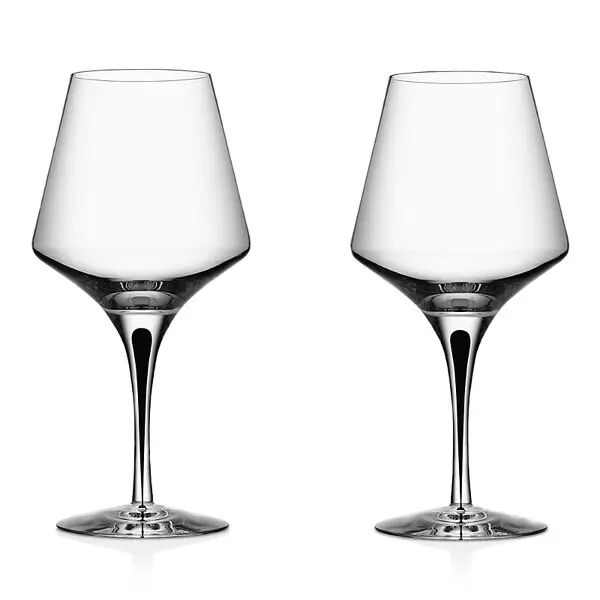 ORREFORS Metropol Red Wine Glass, Set Of 2 - Clear