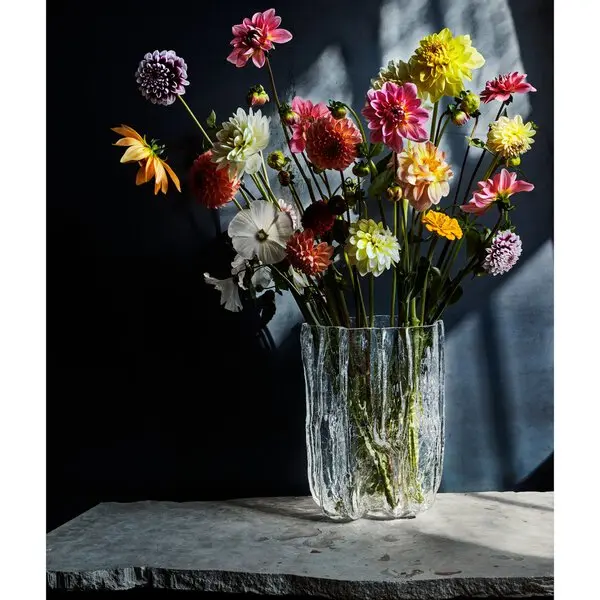 KOSTA BODA Crackle Vase - Clear
