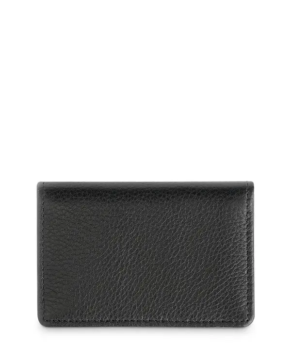 ROYCE NEW YORK Executive Leather Card Holder - Black