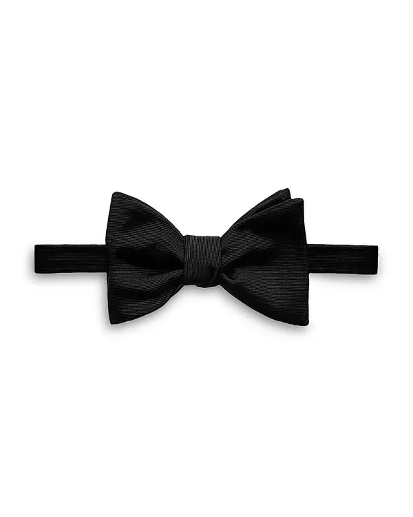 Eton Self Tie Silk Bow Tie - Black