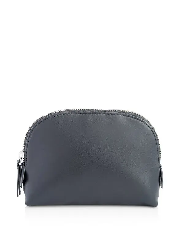 ROYCE NEW YORK Leather Cosmetics Case - Black
