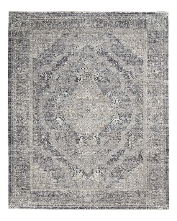 NOURISON HOME Starry Nights Stn05 Area Rug, 5'3 X 7'3 - Charcoal/cream