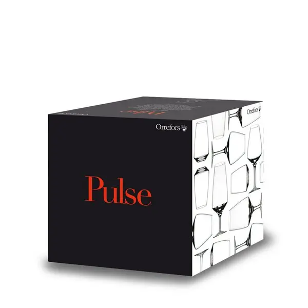 ORREFORS Pulse Wine Glass, Set Of 4