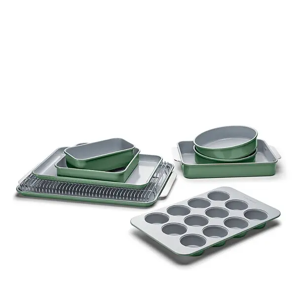 CARAWAY 11-piece Mega Nonstick Baking Set - Sage
