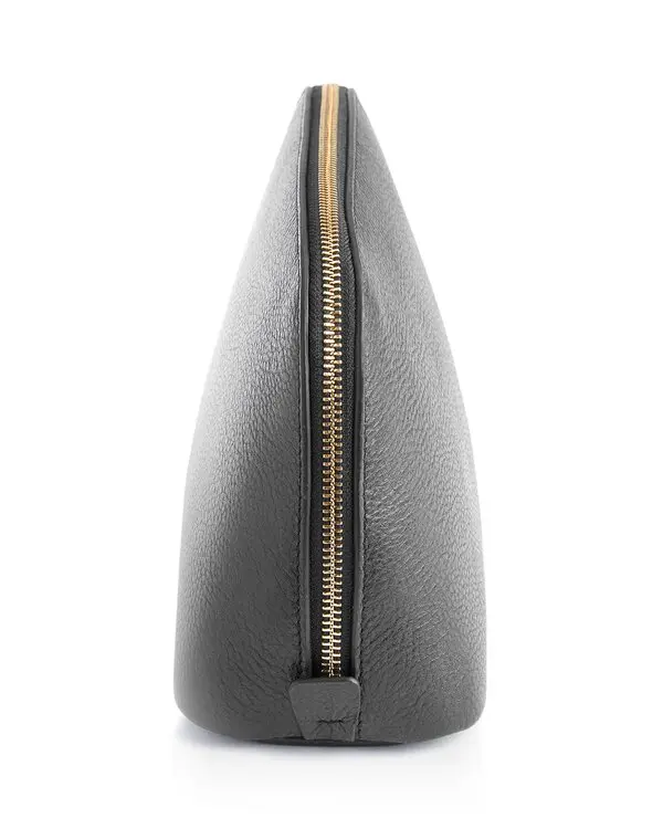 ROYCE NEW YORK Leather Cosmetic Case - Black