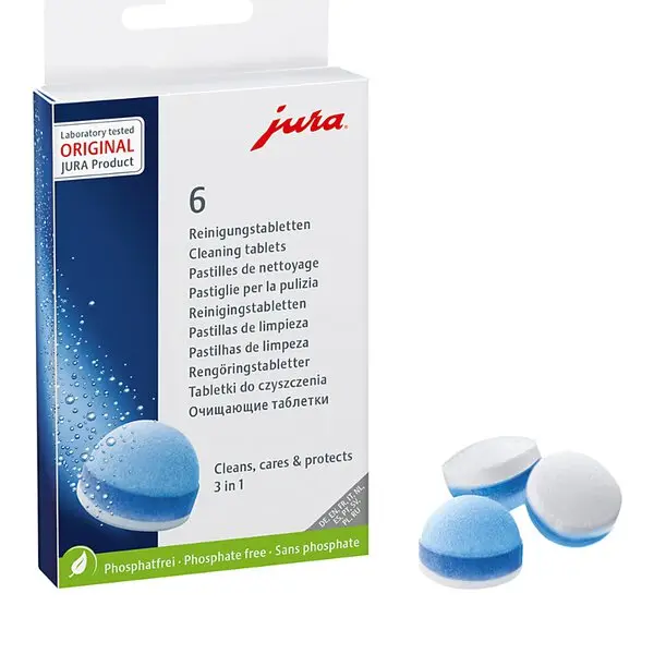 JURA 3 Phase Cleaning Tabs - No Color