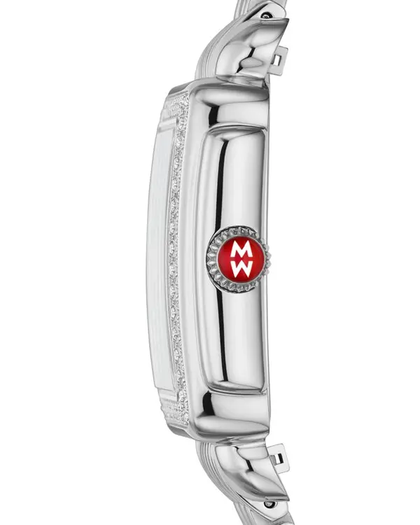 Michele Deco Madison Mid Watch, 29mm - White/silver