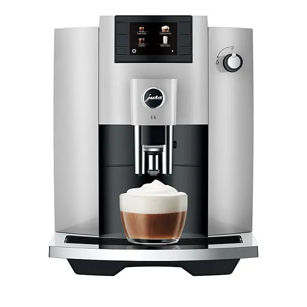 JURA E6 Automatic Coffee Machine - Platinum