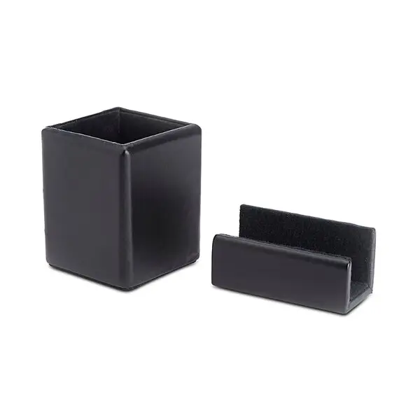 ROYCE NEW YORK 2 Pc. Suede Lined Executive Desk Accessory Set - Black