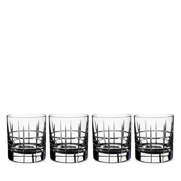 ORREFORS Street Old Fashioned Glass, Set Of 4