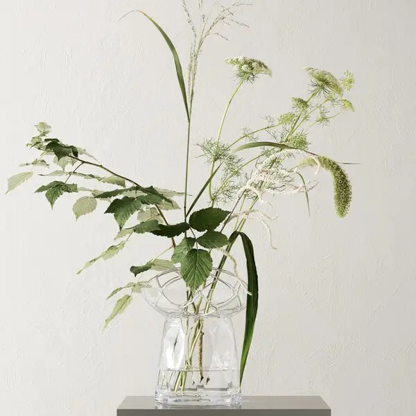 ORREFORS Bloom Vase, High - No Color