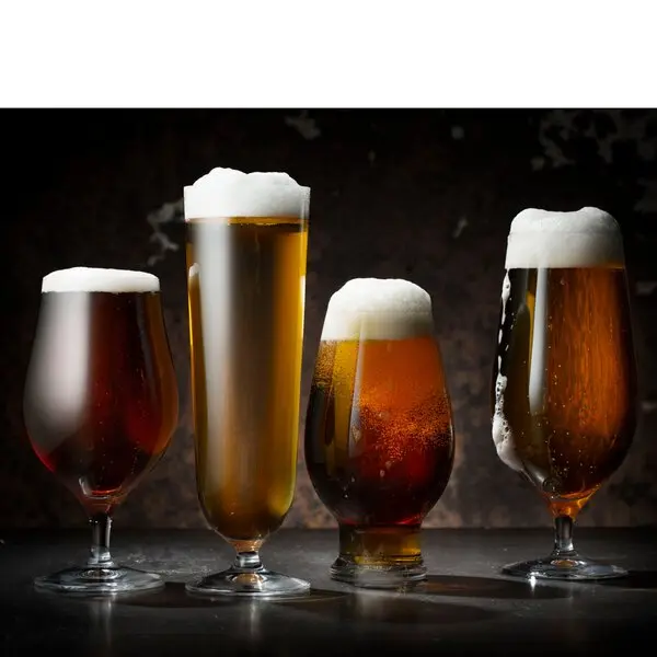 ORREFORS Beer Collection Pilsner Glass, Set Of 4