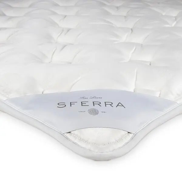 SFERRA Sogni Seasonal Topper, Twin Exclusive - Snow