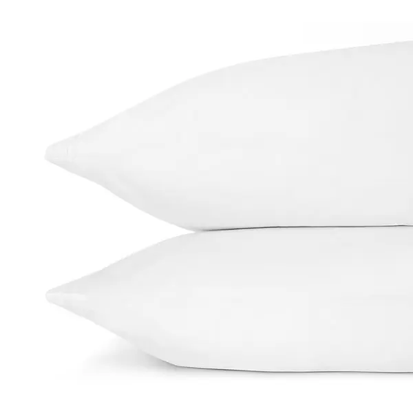 HUDSON PARK COLLECTION Hudson Park Italian Percale Stitch King Pillowcase, Pair Exclusive - White