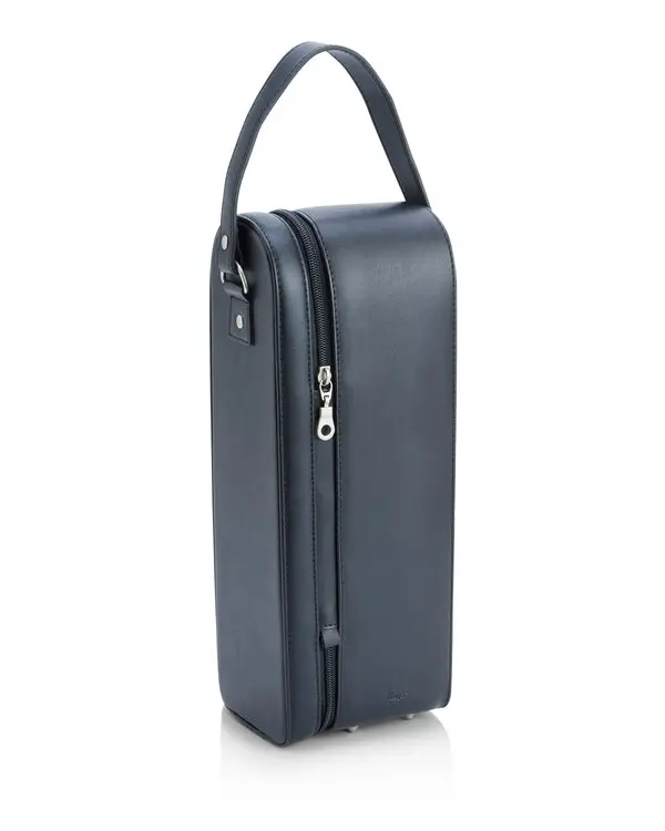ROYCE NEW YORK Leather Wine Carrying Case